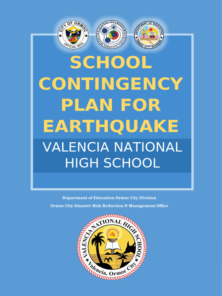 Sample VNHS ConPlan | PDF | Tsunami | Storm Surge