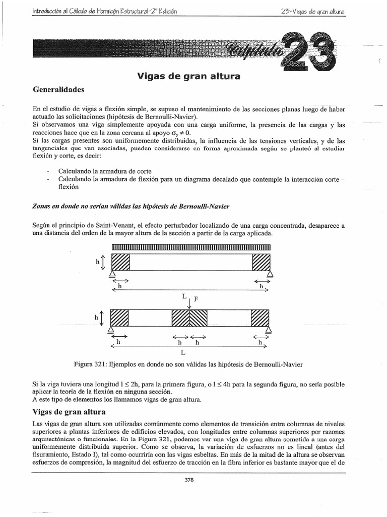 CAP 23 - VIGAS DE GRAN ALTURA | PDF