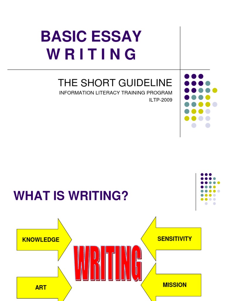 Basic Essay Writing: The Short Guideline | Download Free PDF | Thesis ...