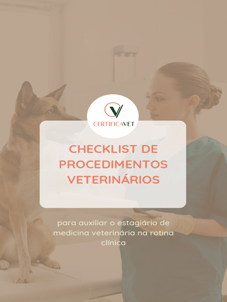 Checklist de Procedimentos Veterinários | PDF