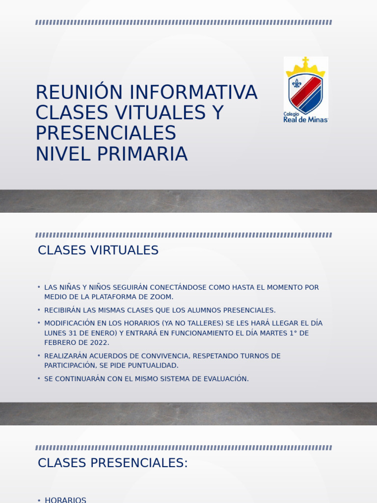 Reunión Informativa | PDF