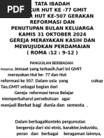 Mars PPGT | PDF | Agama & Spiritualitas
