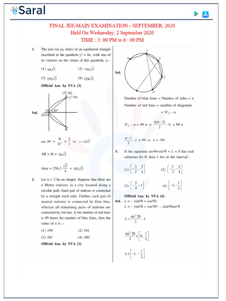 154455-2-09 Maths Evening | PDF