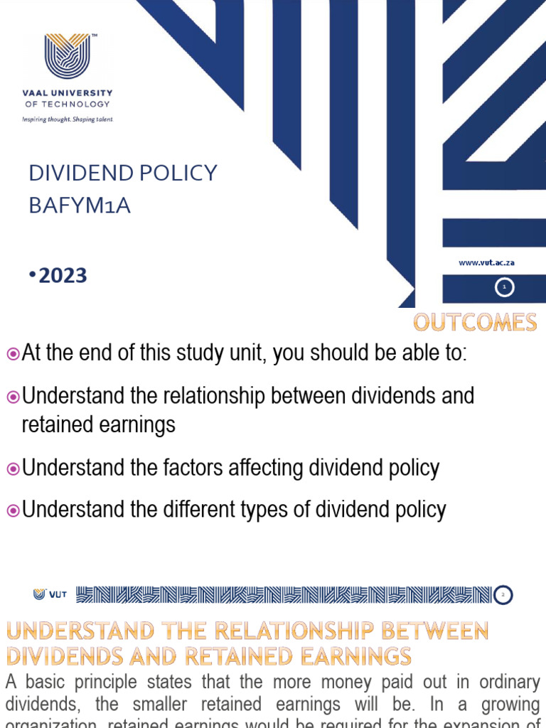 2023 Dividend Policy | PDF