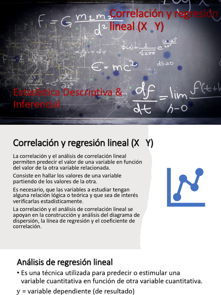 Correlación y Regresión Lineal Explicadas | PDF | Análisis de regresión ...