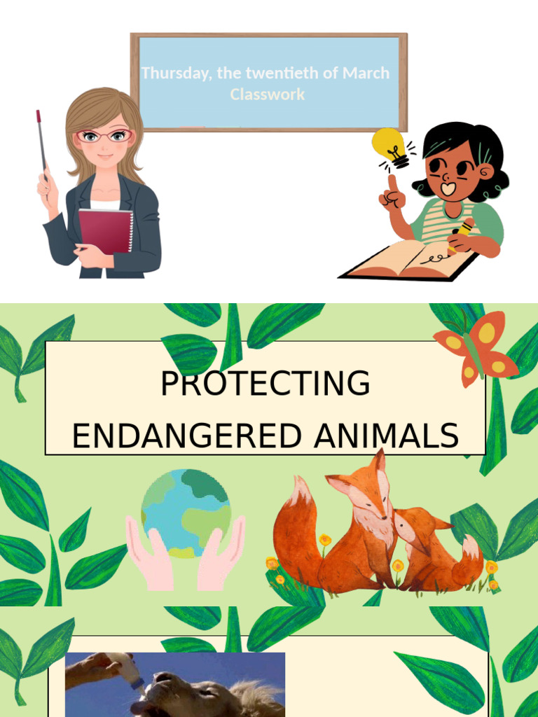 Ways to Help Endangered Animals | PDF