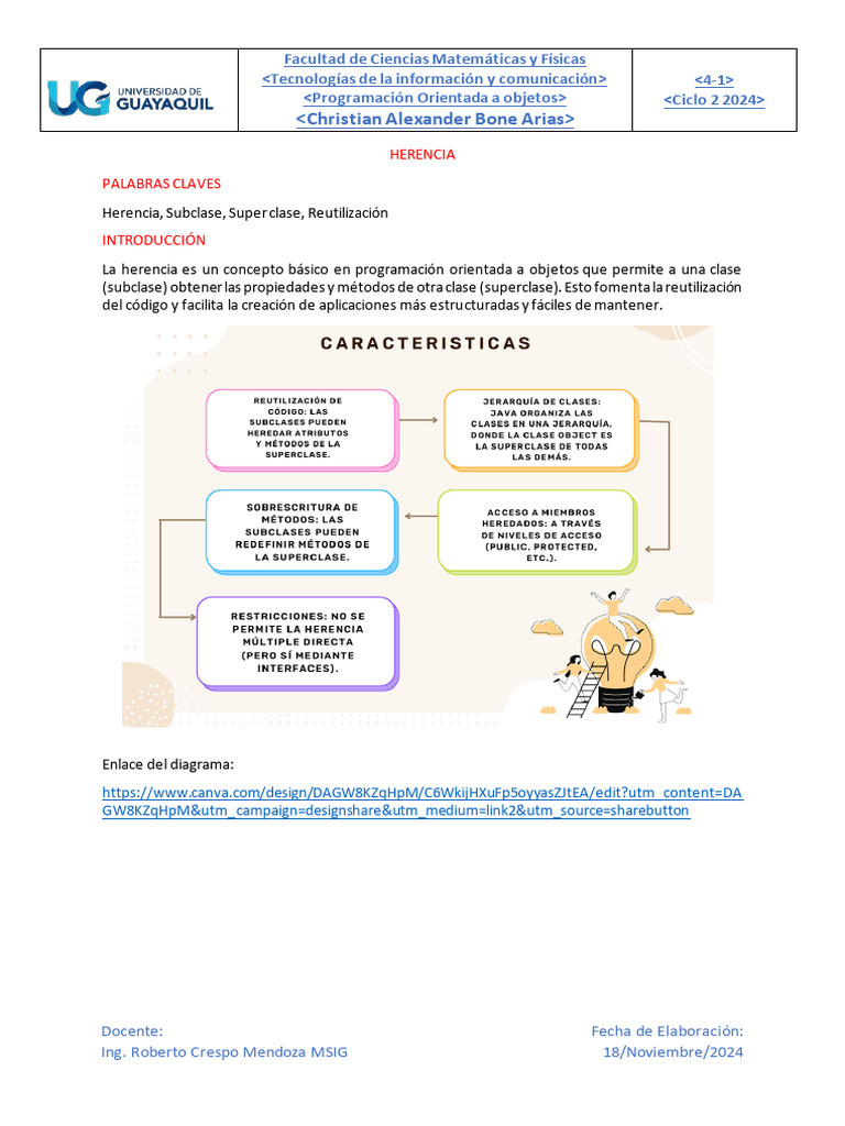 HERENCIA | PDF | Herencia (Programación Orientada a Objetos) | Java ...