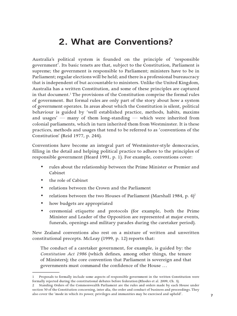 PAL 12 Political Conventions in Australia | PDF | Constitution ...