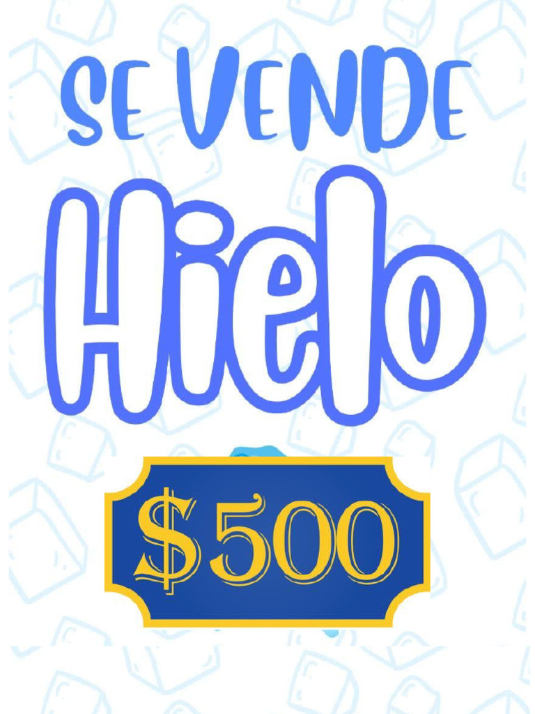 se vende hielo y boli | PDF