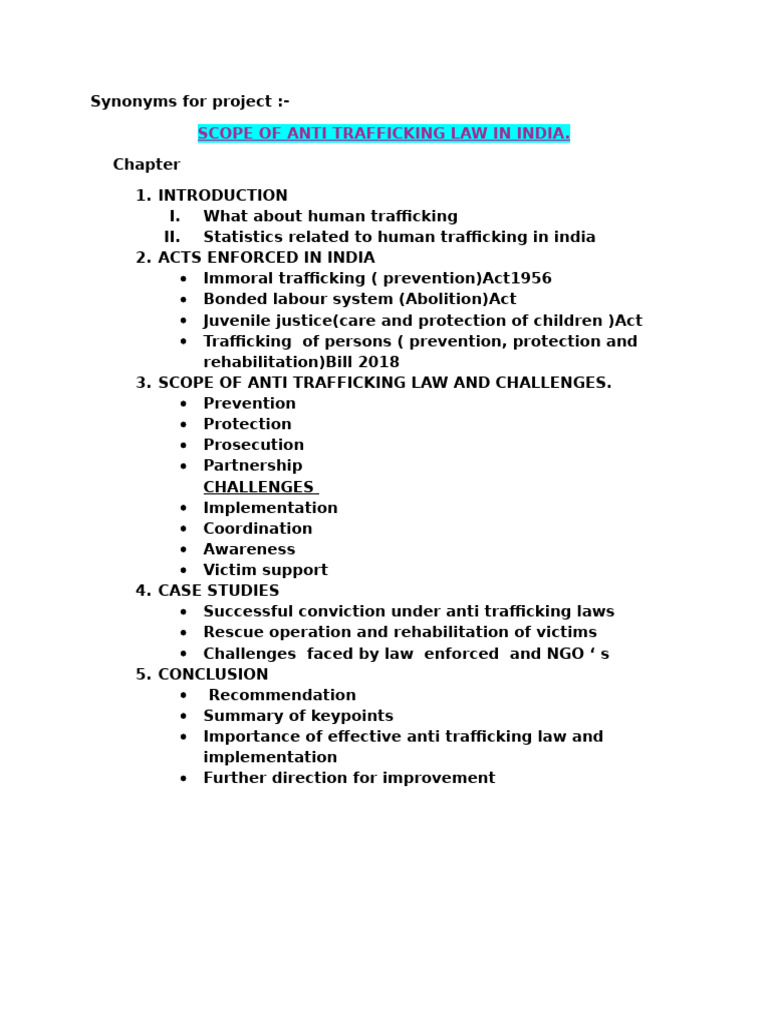 Human Trafficking | PDF