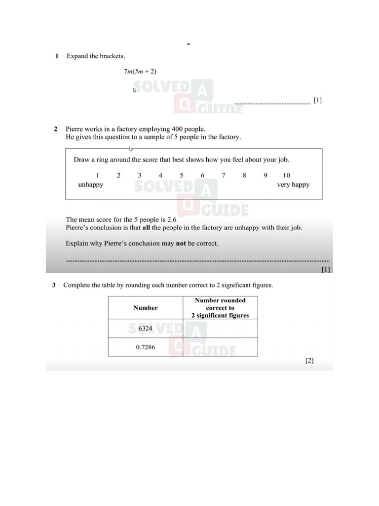 Mathematics Paper 2 | PDF
