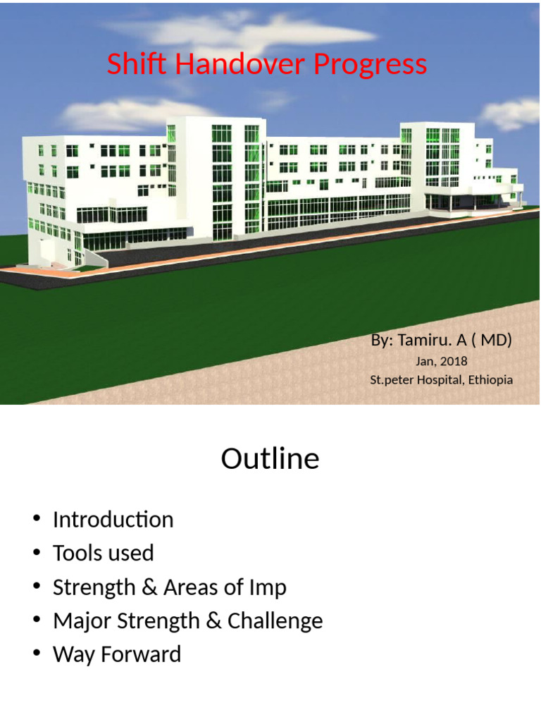 2nd Shift Handover Assessment Report | PDF | Hospital | Public Services