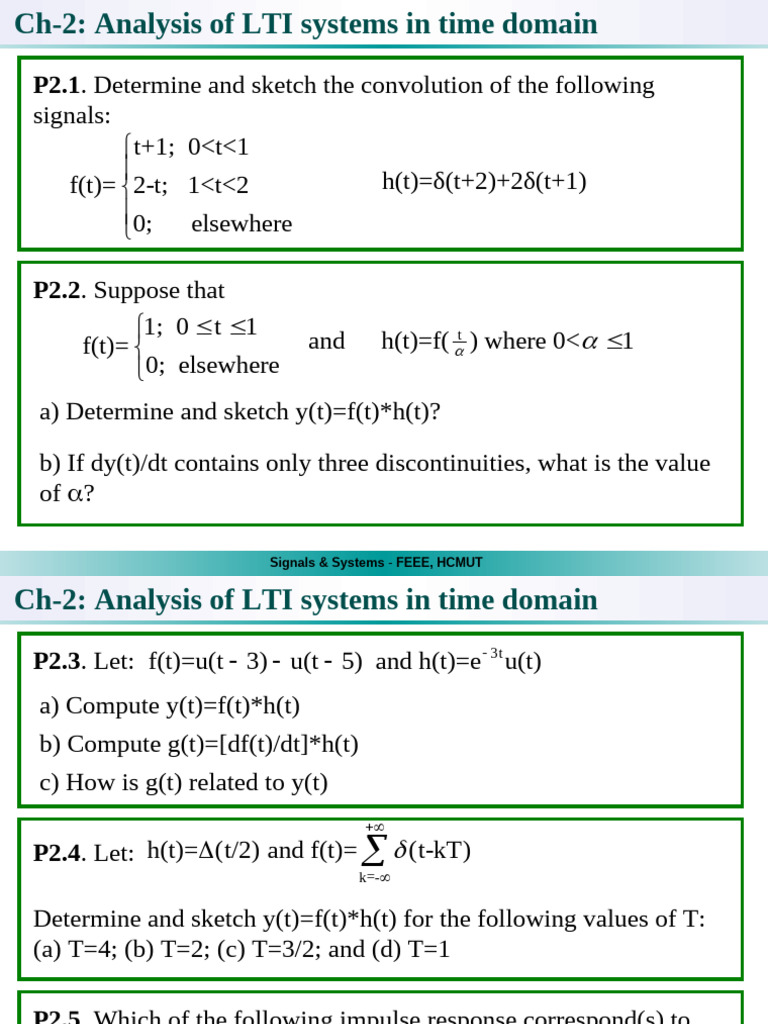 EEC4 4A SS Problem Ch2 (3) | PDF | Signal Processing | Telecommunications Engineering
