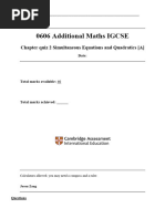 IGCSE 0580 Surds Worksheet | PDF