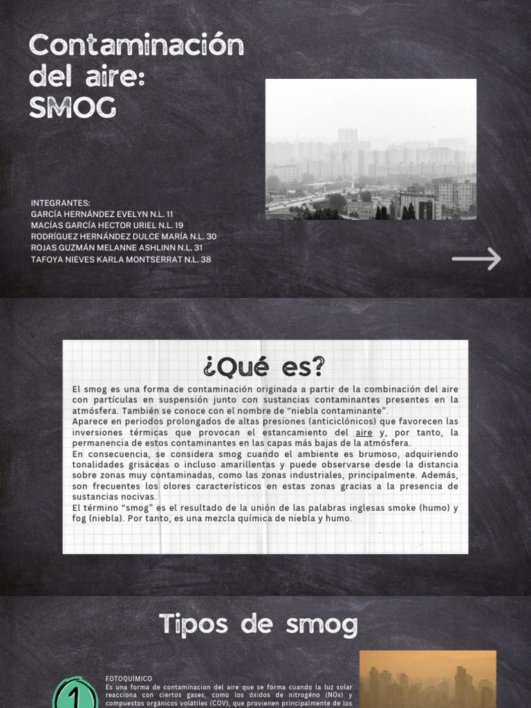 Smog PDF | PDF | Partículas | Compuesto orgánico volátil