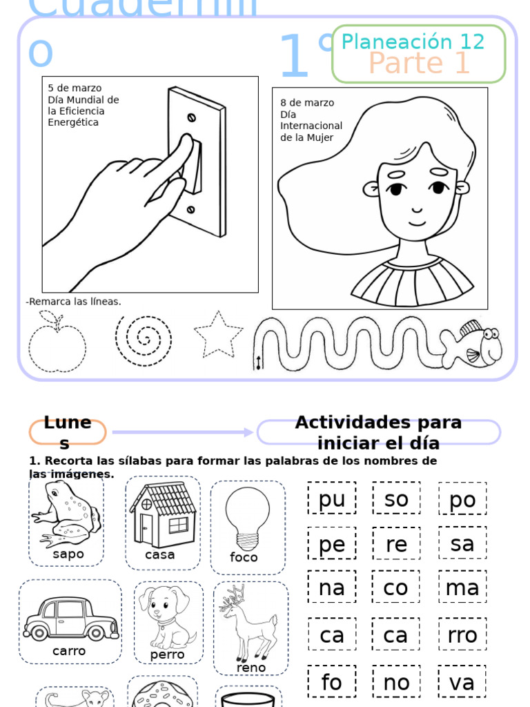 Cuad Parte 1 1° | PDF