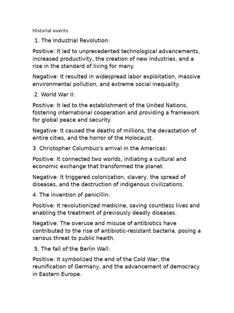 Historial Events | PDF