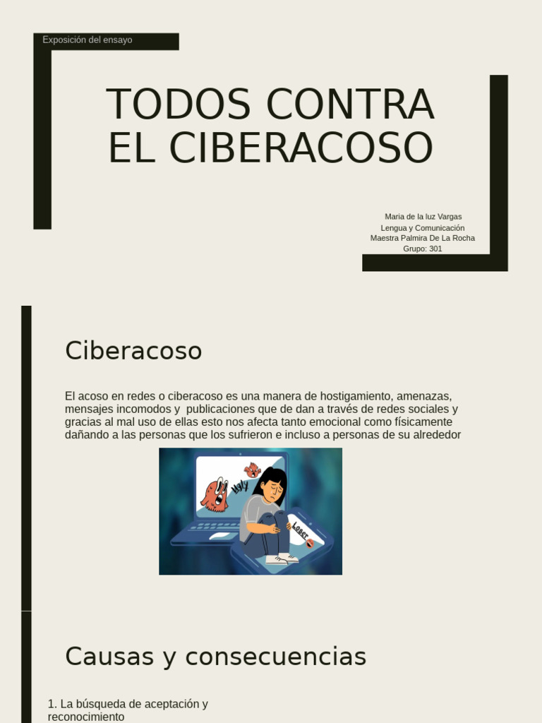 Todos Contra El Ciberacoso | PDF | Acoso cibernético | Psicología Social