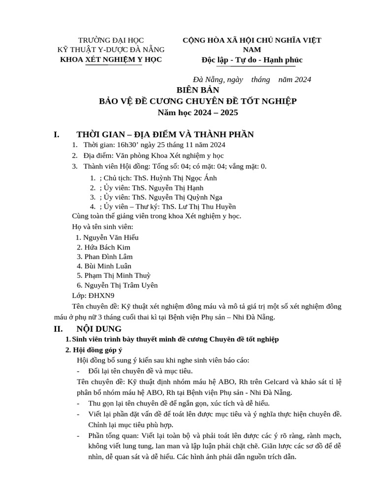 3. HH2.XN9.BVsan nhi. bien bản BV đề cương | PDF