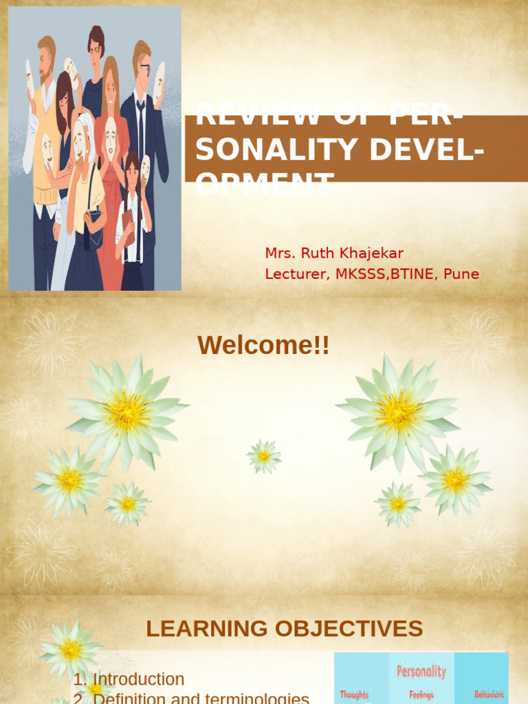 Personality Development Overview | PDF | Psychology | Behavioural Sciences