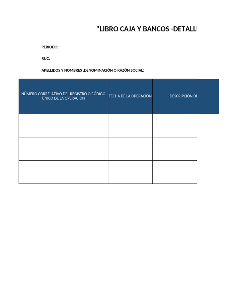 Ejemplo de Libro Caja y Bancos | PDF