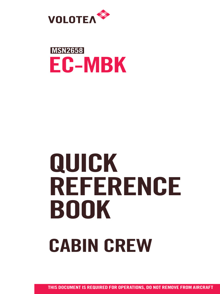 CC-QRB.EC-MBK | PDF | Emergency Evacuation | Aviation