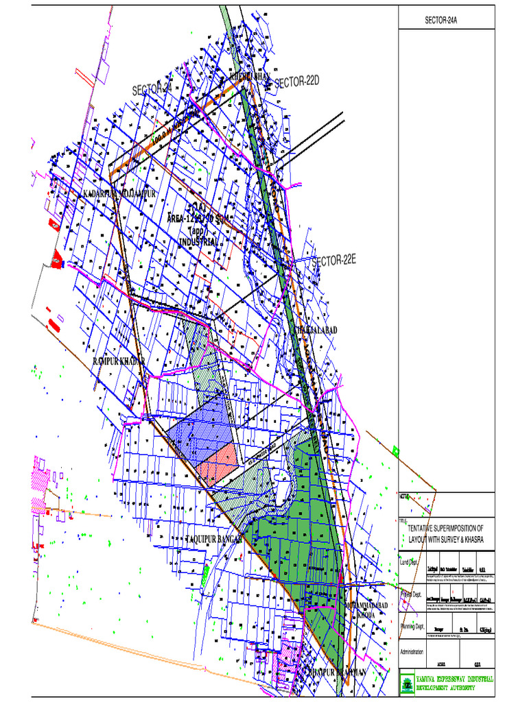 SECTOR-24A SUPERIMPOSE PLAN | PDF