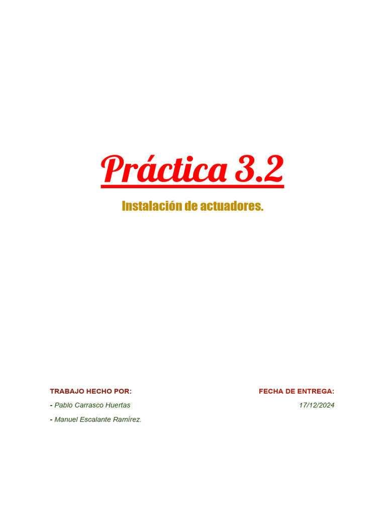 Practica3.2 Carrasco Huertas | PDF | Cambiar | Corriente eléctrica