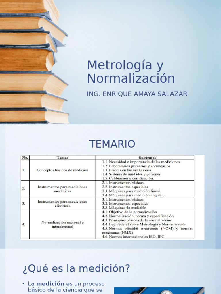 Metrologia y Normalización | PDF | Medición | Metrología