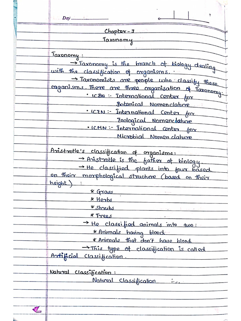 Biology - Taxonomy | PDF