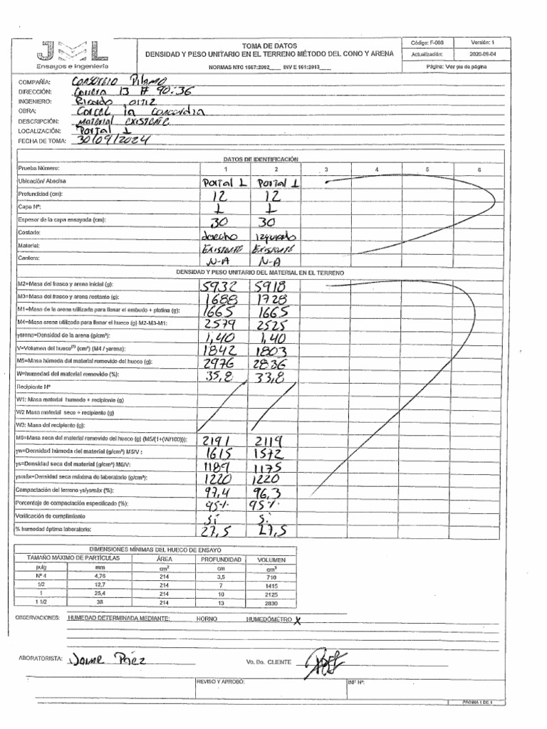 Muestras de Campo-Jml | PDF