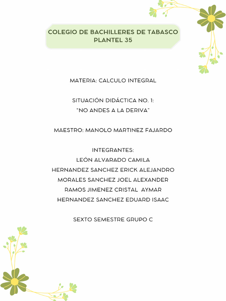 Calculo Integral SD.1 | PDF