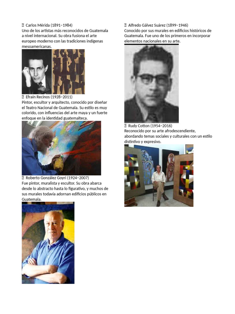 Carlos Mérida: Arte y Tradición Guatemalteca | PDF
