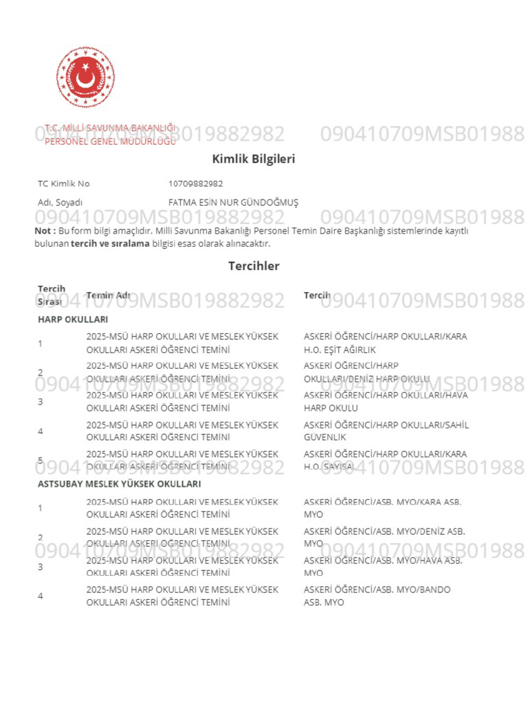 Basvuru Yazdir | PDF