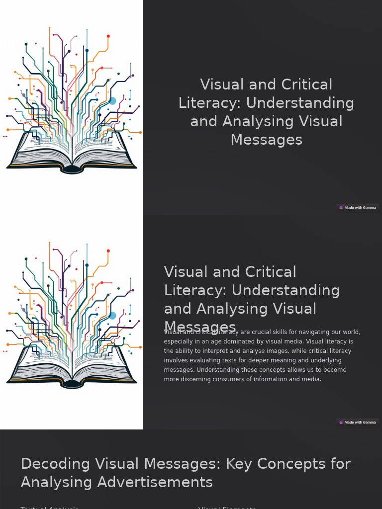 Visual and Critical Literacy Notes | PDF | Advertising | Symbols