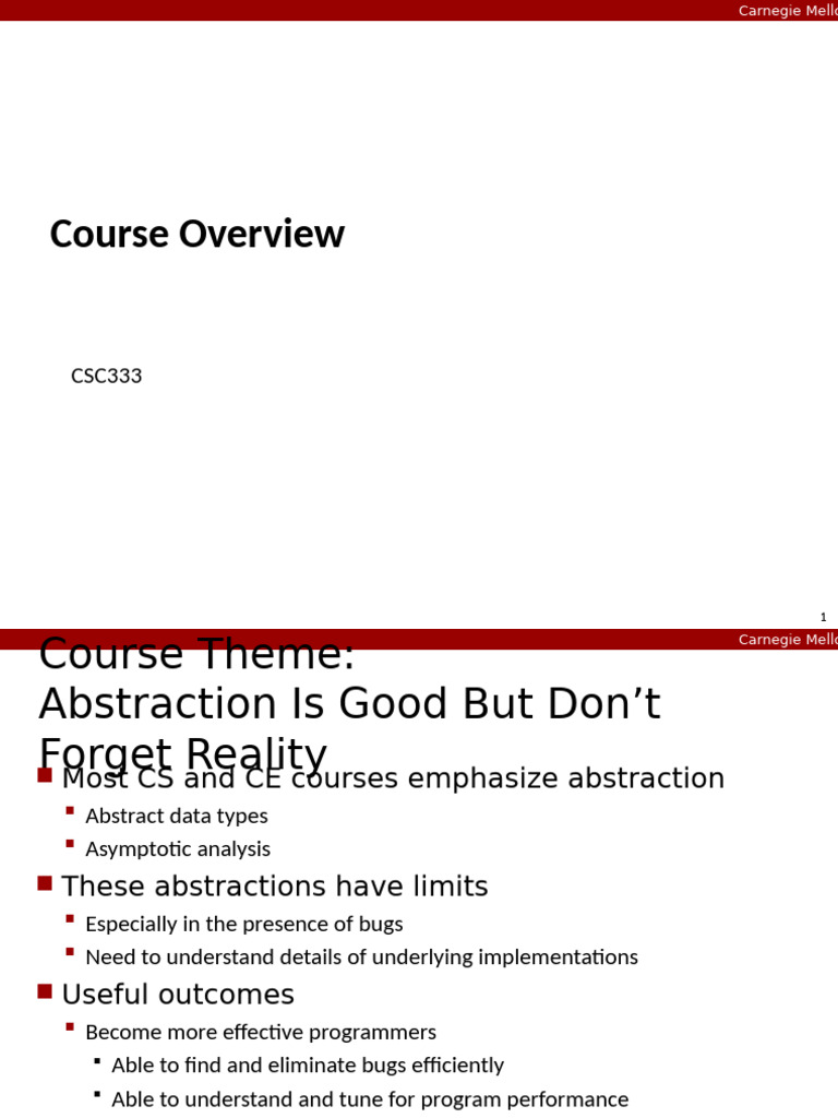01 Overview 4 csc333chp1 | PDF | Integer (Computer Science) | Computer Data