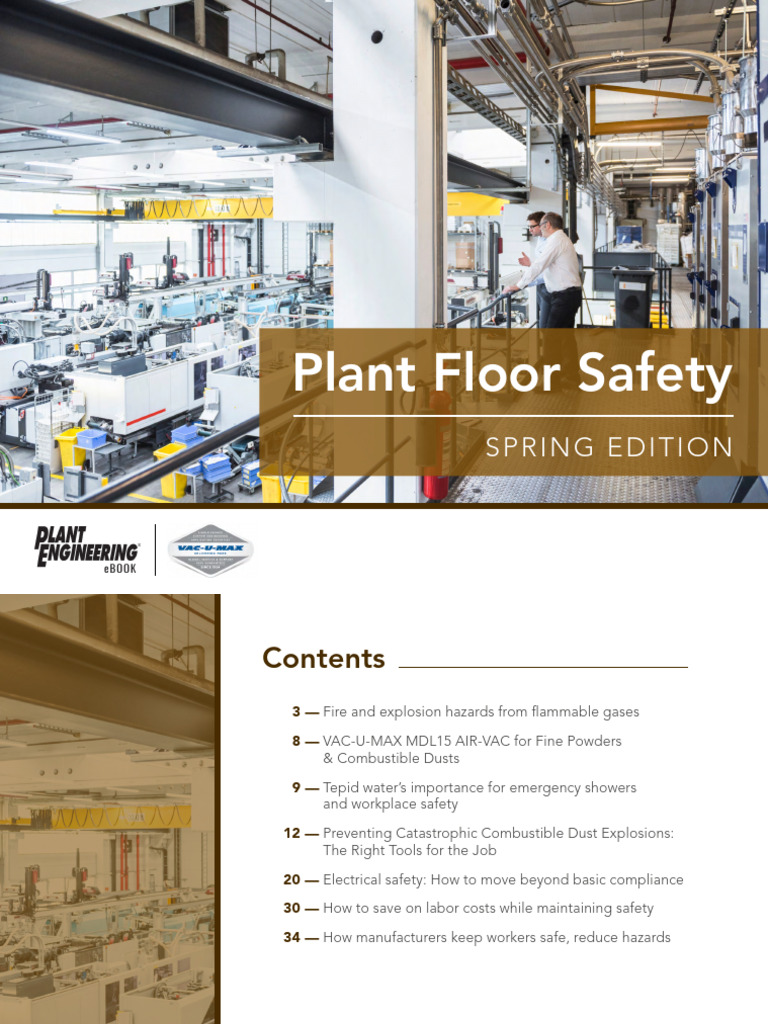 Plant Floor Safety: Flammable Gas Risks | PDF | Safety | Occupational ...