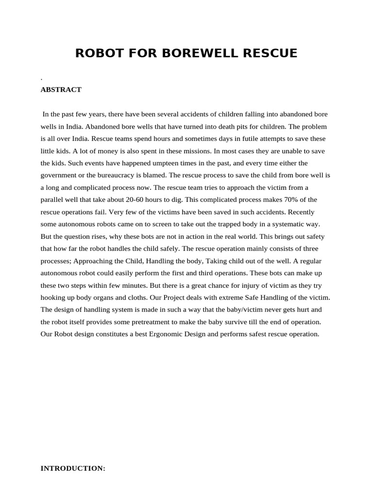 Bore Bot Final Report | PDF | Electric Motor | Arduino