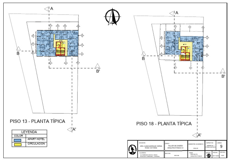 Plantas Tipicas - Apart Hotel | PDF