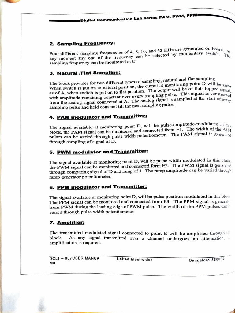 PWM and PPM Theory, Procedure and Waveform | PDF | Modulation ...