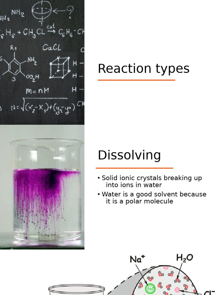 Unit 7 - Reaction Types | PDF