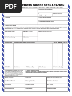 Security Declaration Form | PDF