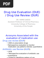Medication-Use Evaluation Guide | PDF | Pharmacy | Therapy