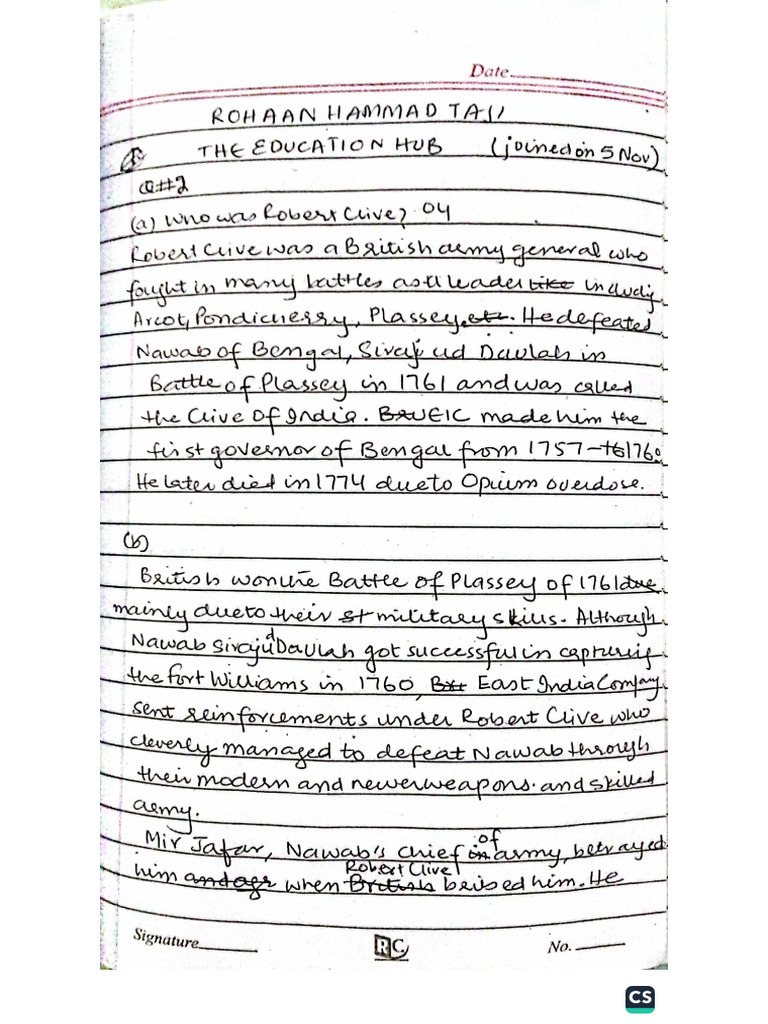 Test Sec 1 Rohaan Hammad Taji (TEH) | PDF