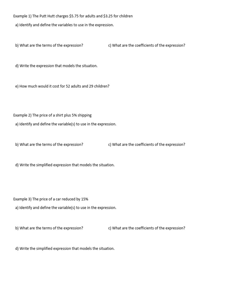 Unit 1 Day 3 Notes | PDF