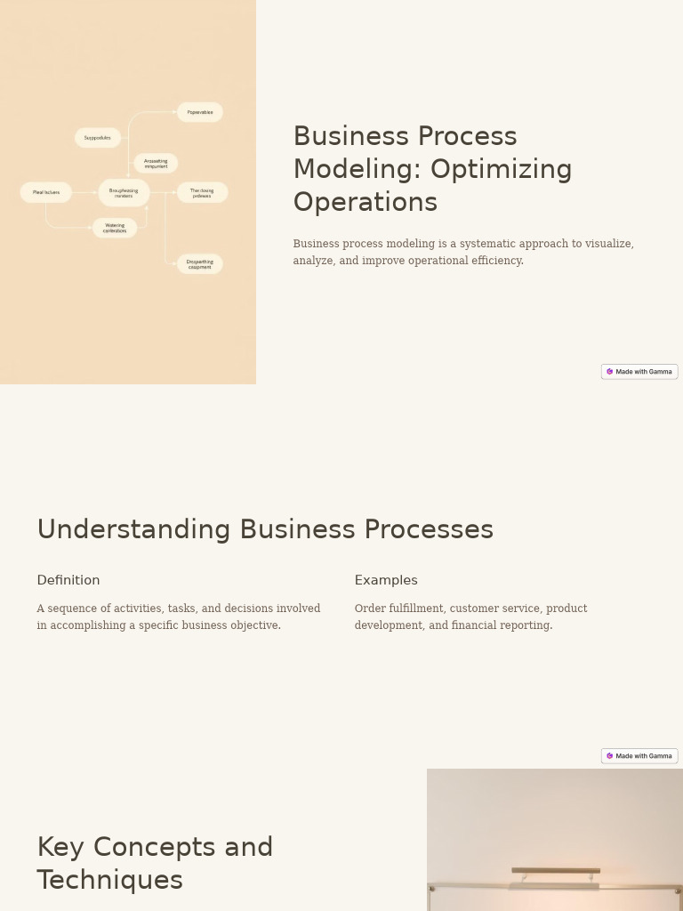 Business Process Modeling for Efficiency | PDF