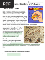 African Empires & Swahili States | PDF | Africa | Religion And Belief