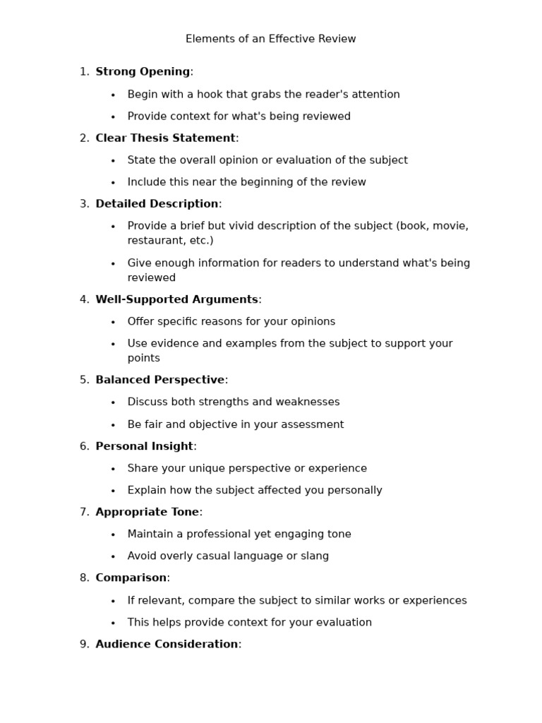 Effective Review | PDF