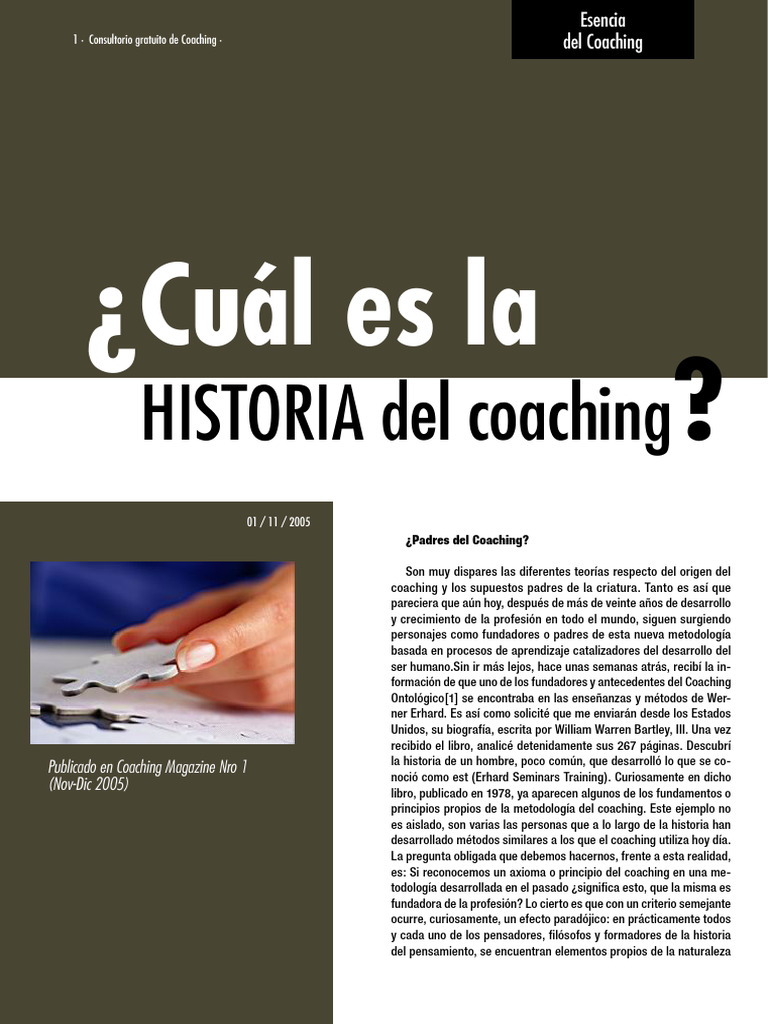 Historia Del Coaching | PDF | Platón | Aristóteles