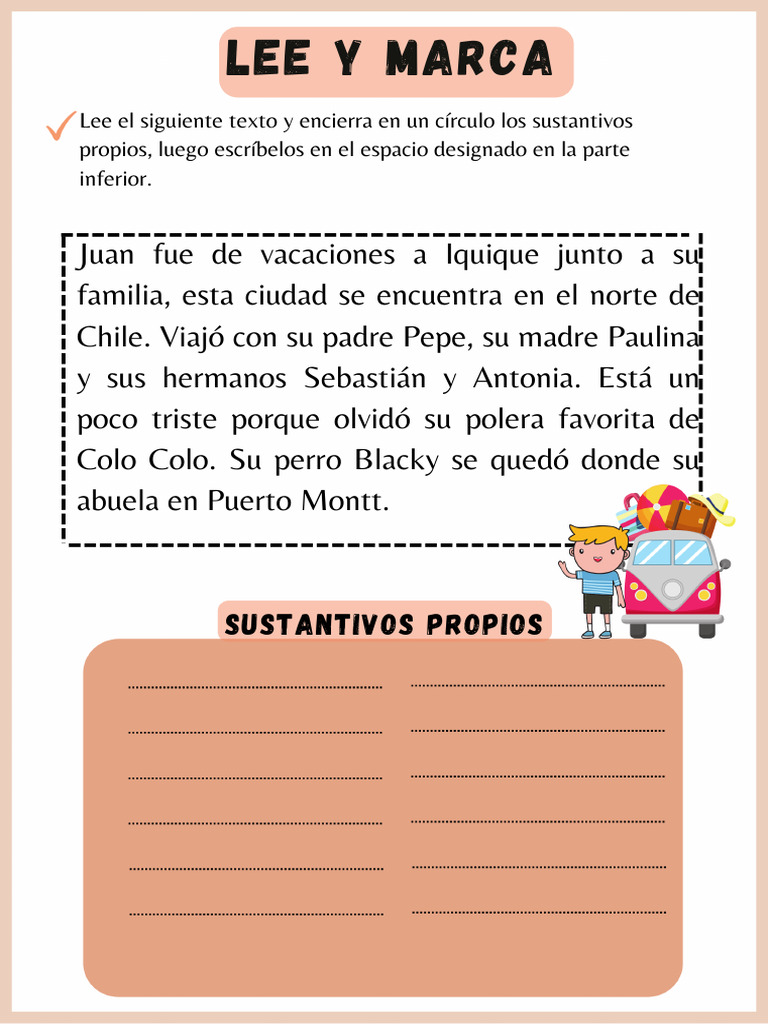 Sustantivos Propios y Comunes-4 | PDF